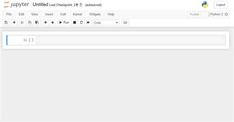 Python 개발환경 구성1 아나콘다 설치 쥬피터실행