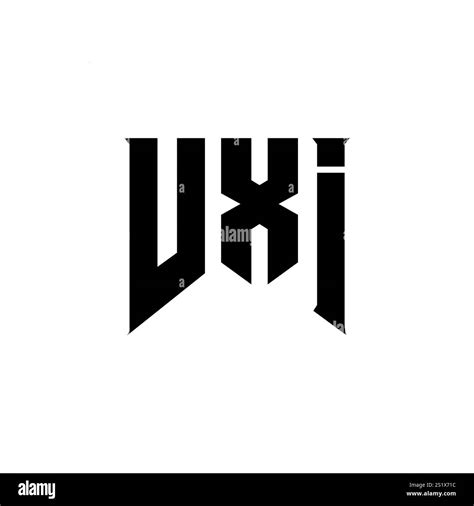 Vxi Letter Logo Design For Technology Company Vxi Logo Design Black And White Color Combination