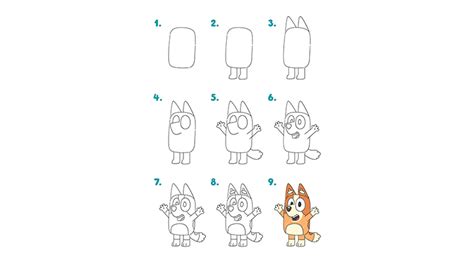 How To Draw Bingo From The New Cartoon Series Bluey O🥳 Descubra A