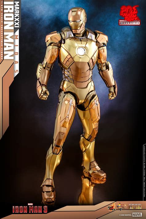 Hot Toys MMS 586 D36 Iron Man 3 Mark XXI Midas Hot Toys Complete