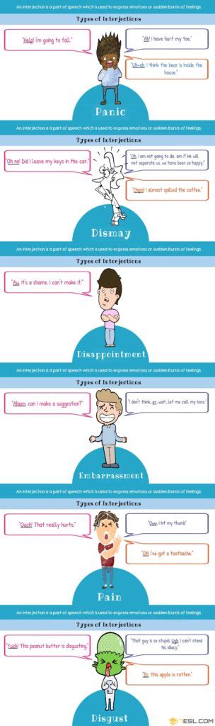 Interjections With Cool Interjection Examples In English • 7esl