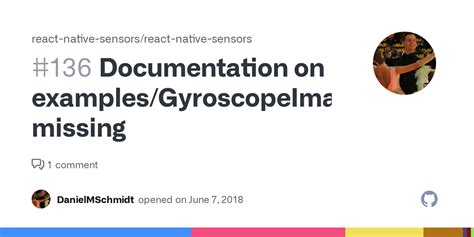 Documentation On Examples GyroscopeImage Missing Issue 136 React
