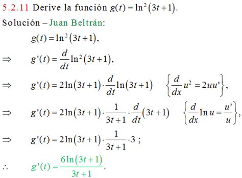 Cálculo21 Derivada De Una Función Logarítmica Leithold 5211