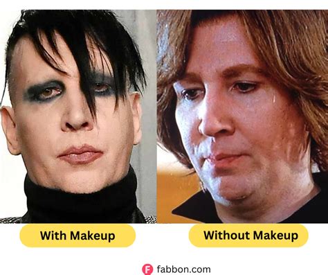 29 Photos Of Marilyn Manson Without Makeup Fabbon