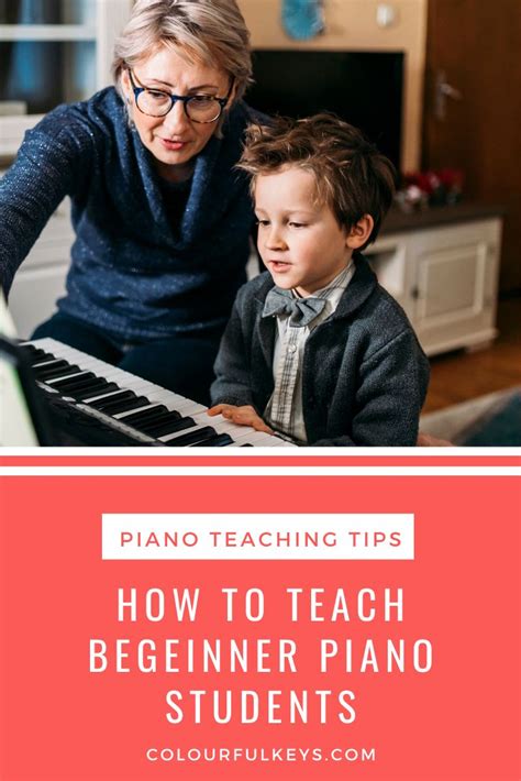 Beginner Piano Teaching Guide Colourful Keys