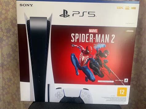 Caixa Vazia Ps5 Playstation Sony Original Versão Spider man 2