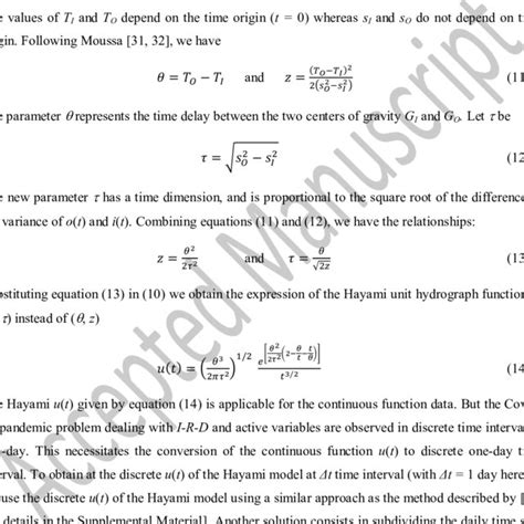 Example Of The Distributions Of The Input It And The Output Ot G I