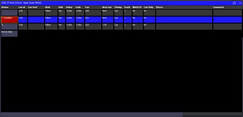 Cues And Shows ChamSys Documentation