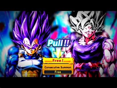 NEW TAG LF GOKU AND VEGETA SUMMONS Dragon Ball Legends YouTube