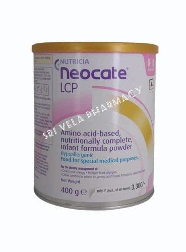 NEOCATE LCP POWDER 400 GM, Packaging Type: Box, Age Group: 0-6 months ...