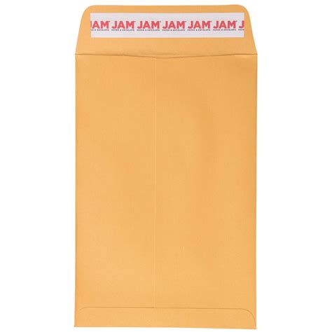 Jam Paper 6 X 9 Brown Kraft Manila Open End Catalog Envelopes Michaels