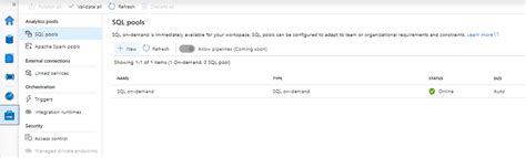 Create An Azure Synapse Analytics Sql Pool Erwin And Data Analytics