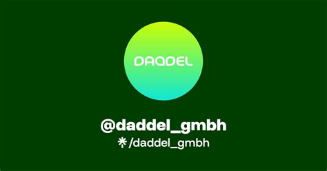 Daddel Gmbh Twitter Facebook TikTok Linktree