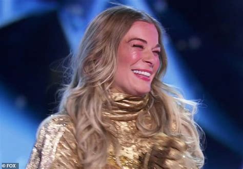The Masked Singer Leann Rimes Removes Sun Mask After Winning Season