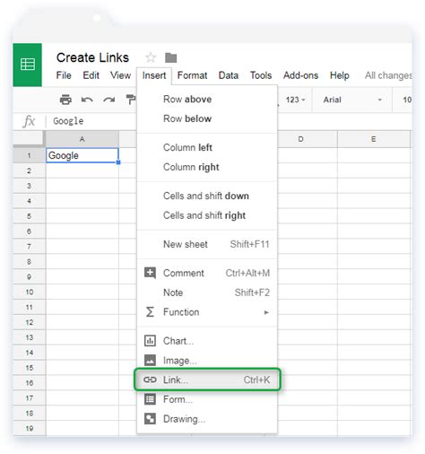 Create Links In Google Sheets To External Destinations Sheetgo Blog