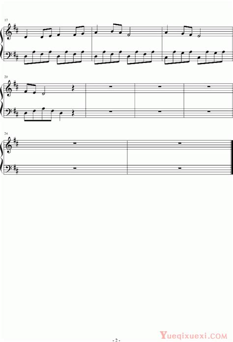 世界名曲 很久以前完美版 钢琴名家名曲谱 乐器学习网