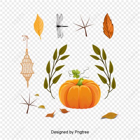 간단한 자유형 가을 일러스트 원 디자인 원소 장과 Png 일러스트 무료 다운로드 Lovepik