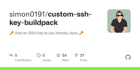 Github Simon0191custom Ssh Key Buildpack Key Add An Ssh Key To
