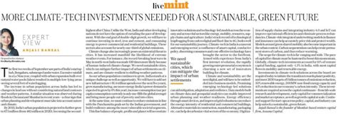 Anjali Bansal On Linkedin Sustainability Climatetech Venturecapital