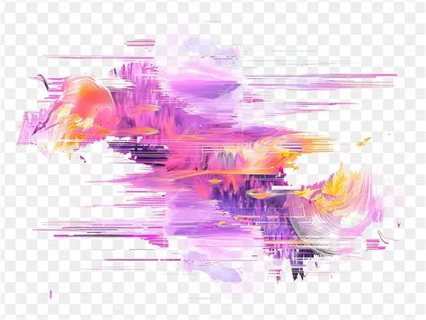 Premium Psd Data Moshing Glitch With Layered Images And Distorted