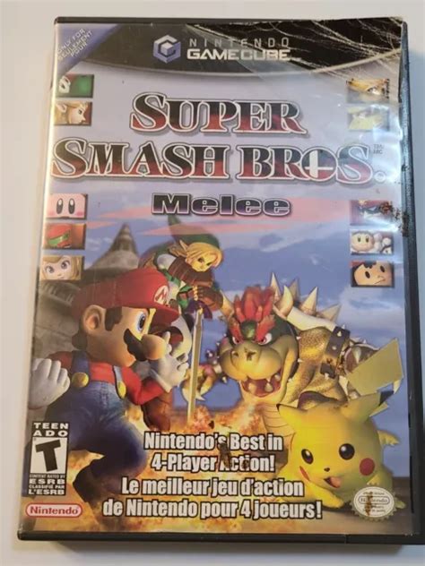 Super Mario Smash Bros Melee Gamecube Cib Tested And Works Acceptable