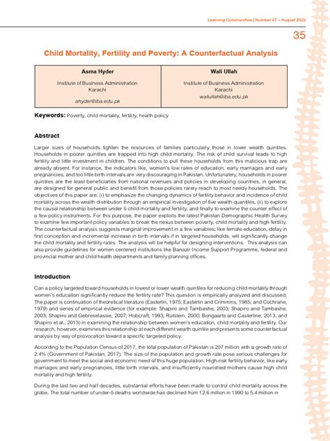 Counter Factual Analysis Pdf Social Science Self Improvement