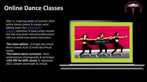 Ppt Online Dance Classes Virtual Dance Camps Powerpoint Presentation