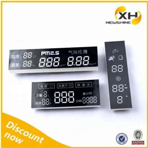 7 Segment Led Display Panel 7 Segment Yellow Flexible Led Display 7
