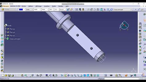 Video N°11 Catia V5 Assemblage Conception De Laxe Tuto Youtube