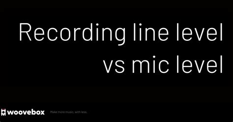 sampling sounds from the audio input using a mic recording line level