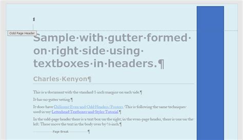 Shifting Gutter Position To Right Microsoft Community