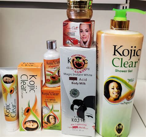 Kojic Clear Lightening Body Lotion With Papaya Serum Face Cream