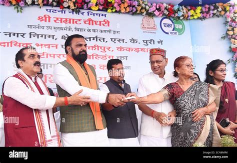 Patna India September 19 Bihar Deputy Chief Minister Samrat