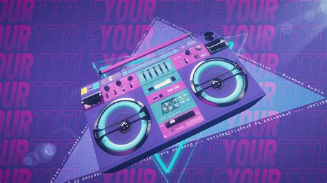 Boombox Music Visualizer Behance