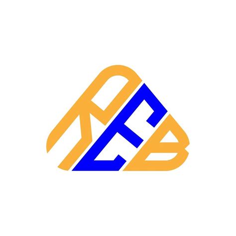 Reb Letter Logo Creative Design With Vector Graphic Reb Simple And