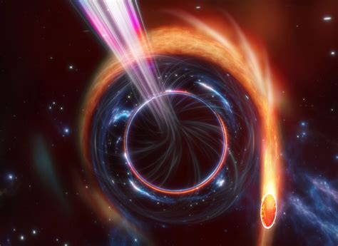 Astronomers Detect Supermassive Black Hole Shooting Luminous Jet At