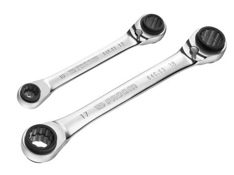Quatro Ratcheting Spanner Set 2 Piece Clarke Fencing