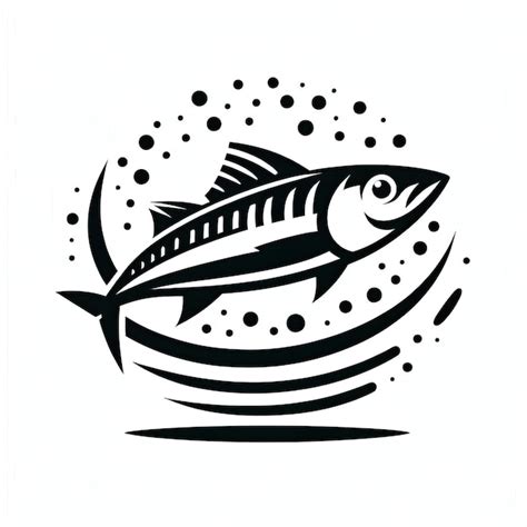 Sardine Silhouette Vector Illustration Premium Ai Generated Image