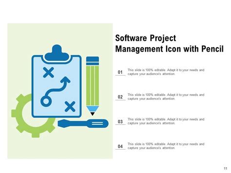 Software Project Management Functions Icon Importance Structure Process Presentation Graphics