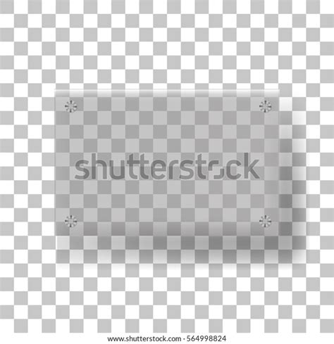 Vector Glass Frame Steel Rivets Stock Vector Royalty Free 564998824