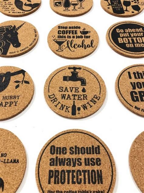 Round Wooden Cork Coasters At ₹ 51 Piece Cork Coasters In Bengaluru