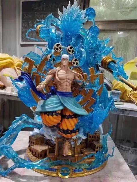 Yahooオークション ワンピース 神エネル 樹脂フィギュア ガレキ ス