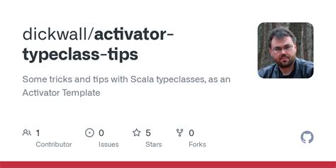 GitHub Dickwall Activator Typeclass Tips Some Tricks And Tips With
