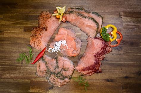 Festtags Lachsplatte Plotz Lachs Matjes Spezialit Ten