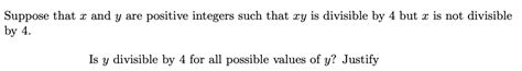 Solved Suppose That X And Y Are Positive Integers Such That Chegg Com