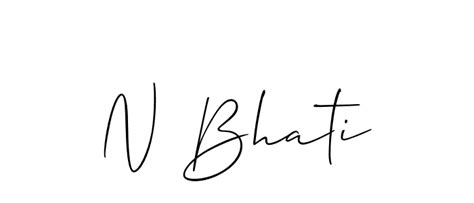 92 N Bhati Name Signature Style Ideas Excellent Online Autograph