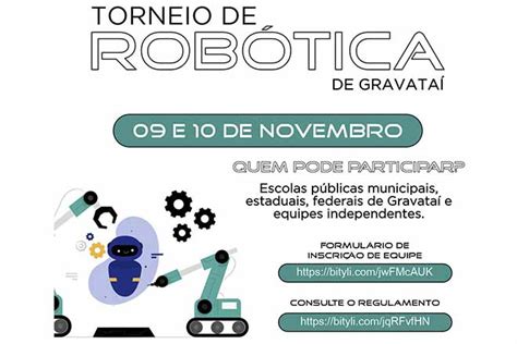 Prefeitura Lança 1º Torneio De Robótica De Gravataí Seguinte