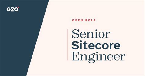 Were Hiring Senior Sitecore Engineer Are You Ready To Utilize Your In Depth Sitecore