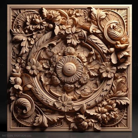 Patterns And Decorations Stl Designs 4 Pattern 1920 3d Stl Model For Cnc