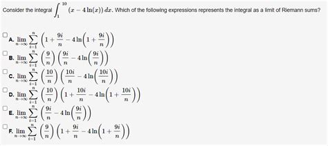 Solved Evaluate The Following Limit By First Recognizing The Chegg